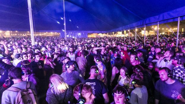 What to take to a festival: Friends, drink... and a giant bar chart ...