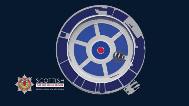 Star Wars-themed fire safety messages released online - BBC News