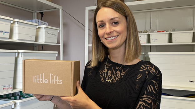 Little Lifts delivers 20,000 gift boxes to breast cancer patients - BBC ...
