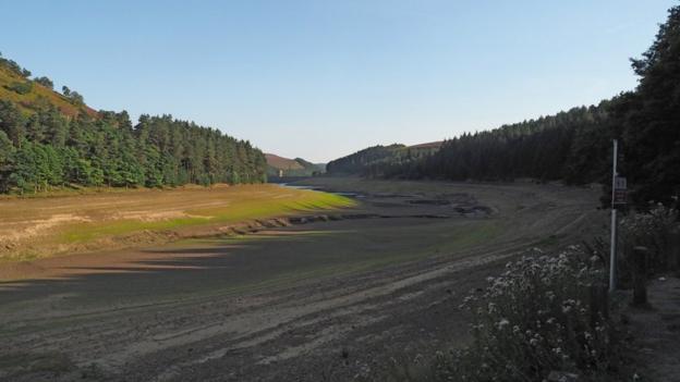 Ruins of 'lost church' exposed at Ladybower Reservoir - BBC News