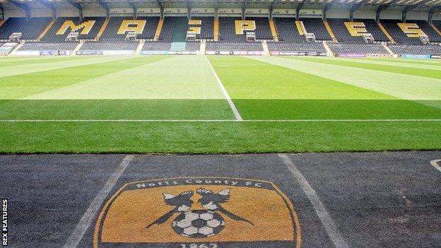 Notts county fixtures store