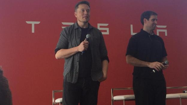 Inside Tesla's gigantic Gigafactory - BBC News