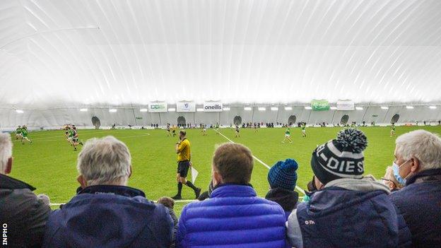 Sligo beat Leitrim in historic indoor inter-county game at Connacht GAA ...