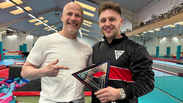 New Gladiators king Joe Fishburn hails 'best moment of my life' - BBC News