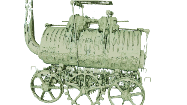 Scan reveals inner workings of oldest model loco - BBC News
