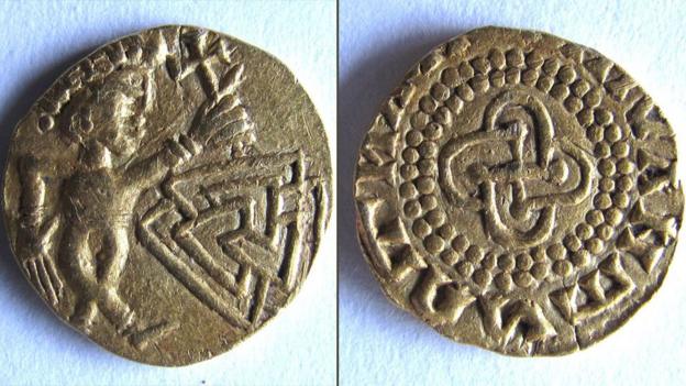 One of a kind 7th Century Anglo-Saxon coin found in Norfolk field - BBC ...