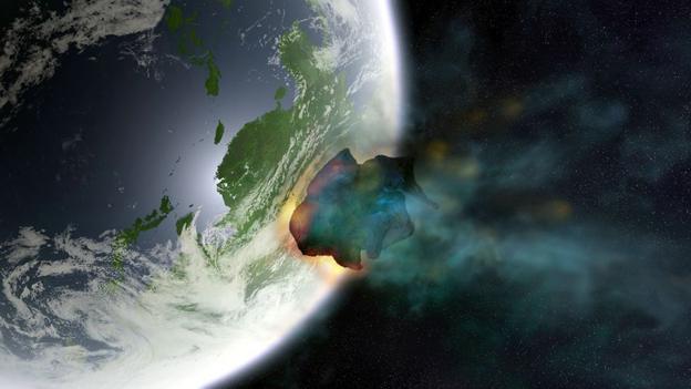 Asteroid caused North Sea Silverpit Crater according to study - BBC Newsround