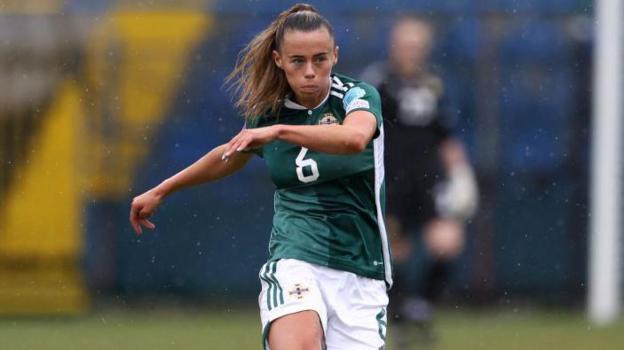 Women's Nations League: 16-year-old Abbie Smith gets first Northern ...