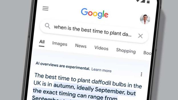 Google using AI to come up with search answers in UK trial - BBC News