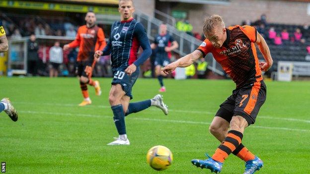 Dundee United 1-0 Ross County: Hosts hold off fight-back - BBC Sport