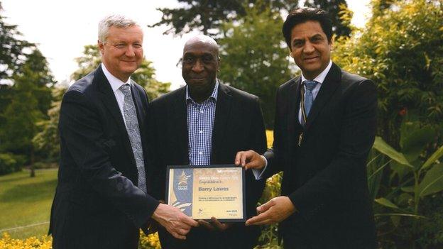 Charity award for Birmingham Asbo man Barry Lawes - BBC News