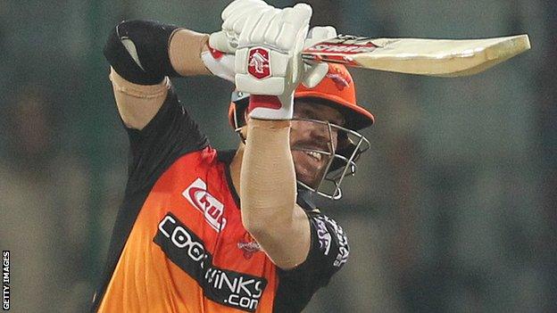 Indian Premier League: David Warner scores third half-century in week ...
