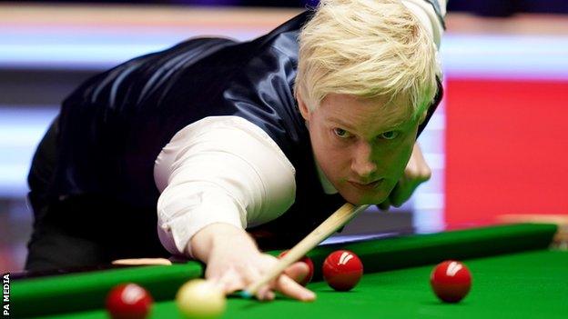 European Masters: Neil Robertson beats Zhou Yuelong 9-0 in final - BBC ...