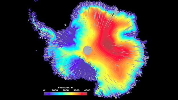 Nasa's IceSat space laser makes height maps of Earth - BBC News