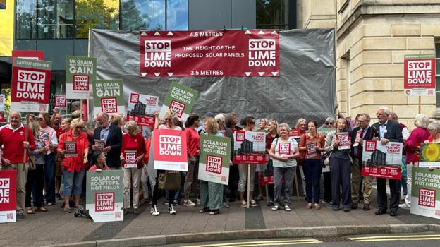 Lime Down Solar Park planning application is submitted - BBC News