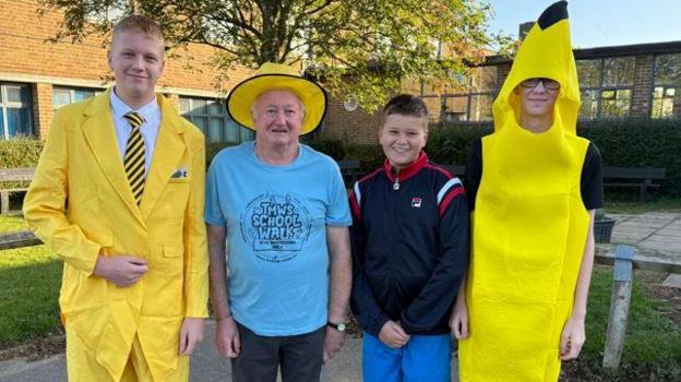Generations to join Market Weighton School's 50th charity walk - BBC News