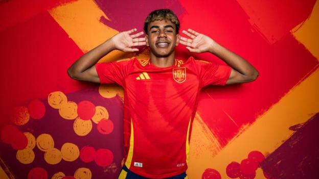 Lamine Yamal: Spain 16-year-old becomes youngest men's Euros player ...