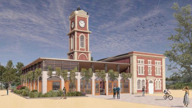 Middlesbrough Old Town Hall £6.3m restoration begins - BBC News