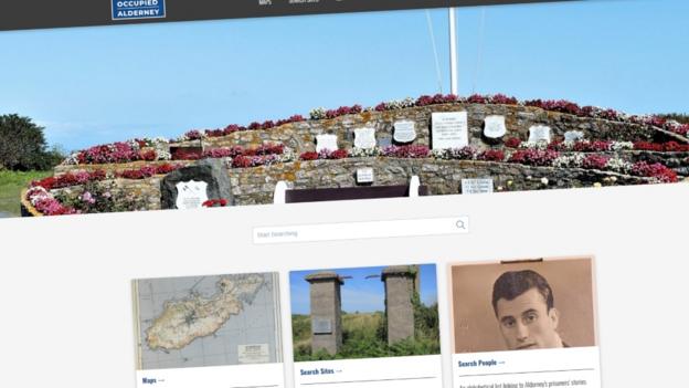 The British island and the Nazi labour camps - BBC News