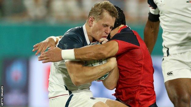 Rugby World Cup: England's Piers Francis cited for high tackle - BBC Sport