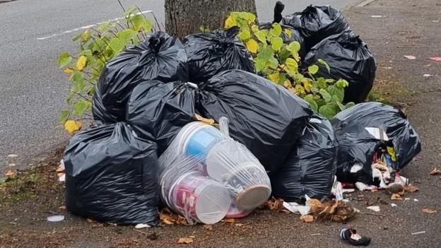 Birmingham bin strike starts in row over job roles - BBC News
