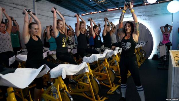 Why are Americans hooked on SoulCycle? - BBC News