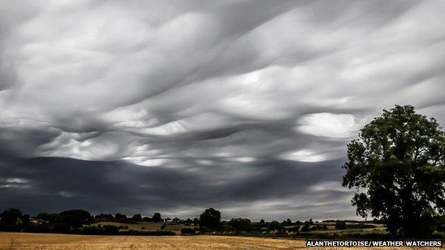 Cloud-busting: Asperitas cloud - BBC Weather