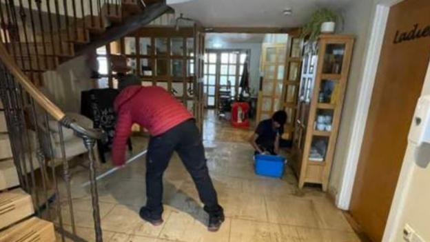 Devon: Storm Ciarán causes floods, power outages and shuts schools ...