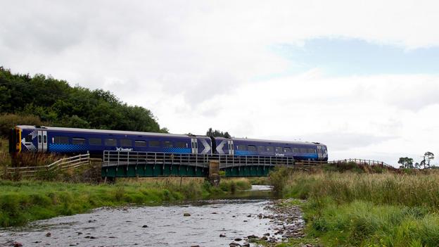 Borders Railway: 'The line has re-energised our community' - BBC News