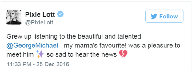 George Michael dies: Stars pay tribute - BBC News