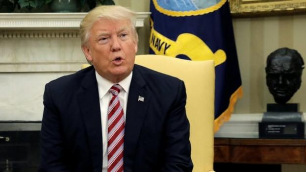 FBI chief sacking: Trump warns Comey over leaks to media - BBC News