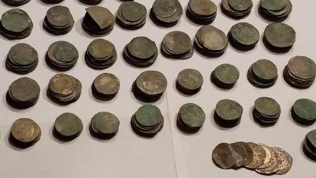 South Poorton: Historical coins found under floor sell for £60,000 ...