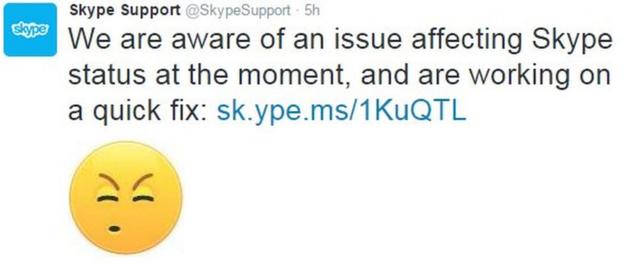 Skype service 'restored' after network problems - BBC News