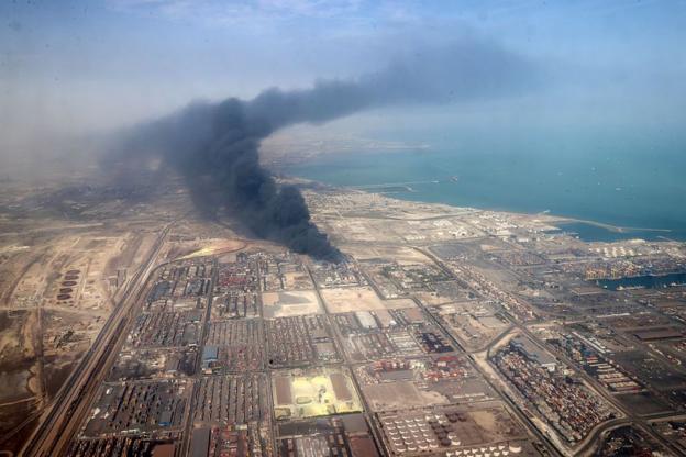 Iran port explosion: Mourning turns to anger after blast kills 40 - BBC ...