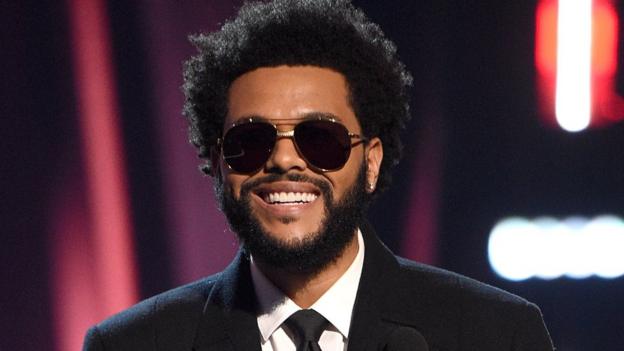 The Weeknd sets new Spotify listening record - BBC News