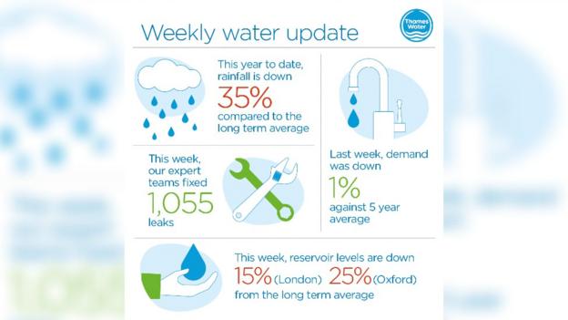 Thames Water hosepipe ban extended despite rain - BBC News