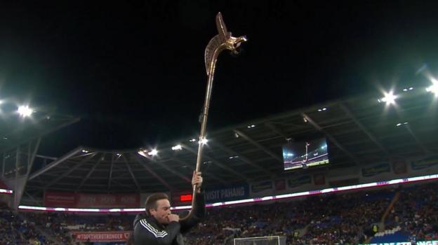 Why an ancient carnyx horn was played before Wales v Iceland - BBC News