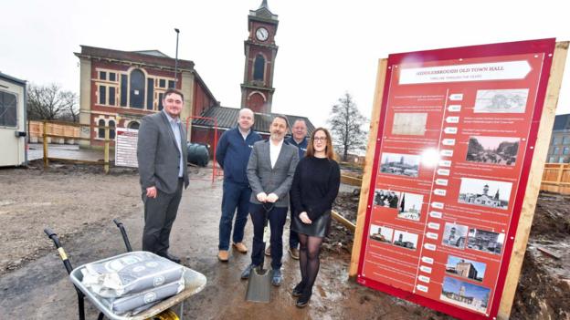 Middlesbrough Old Town Hall £6.3m restoration begins - BBC News