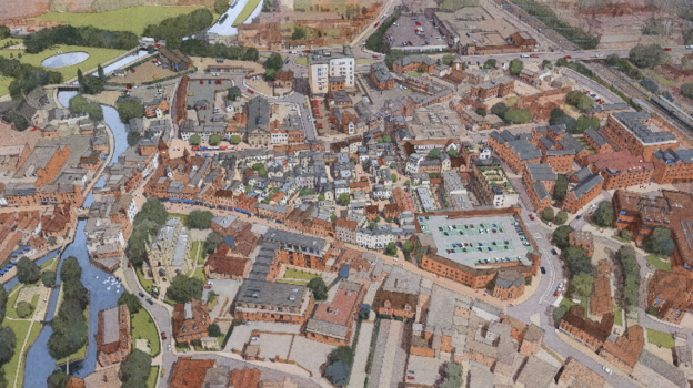 New plans for Newbury Kennet Centre redevelopment - BBC News