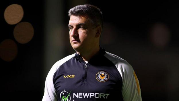 Nelson Jardim: Head coach coy on future with Newport County - BBC Sport