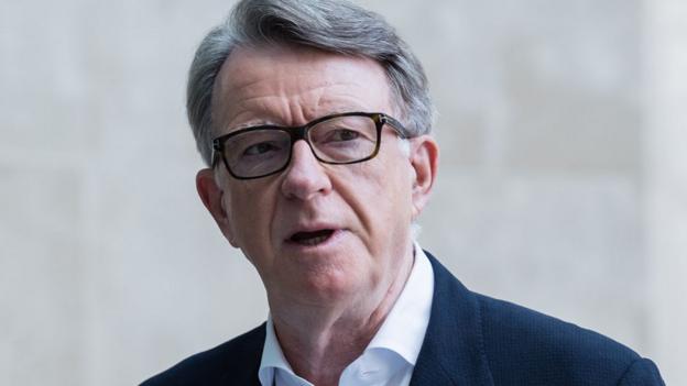 Labour veteran Peter Mandelson says US ambassador job an 'honour' - BBC ...