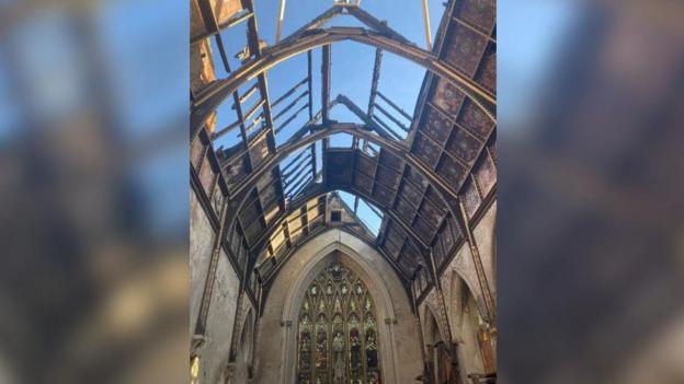 Ushaw fire-damaged chapel in Durham 'may be restored in five years ...