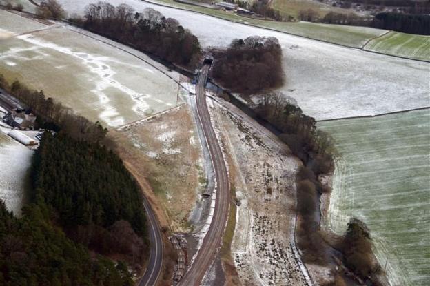 Borders Railway closures planned for electrification work - BBC News