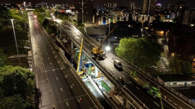 Glasgow's M8 set for nine months of roadworks - BBC News