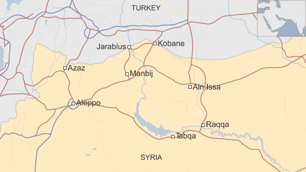 Syria conflict: Air strikes on IS-held Raqqa 'kill 18 civilians' - BBC News