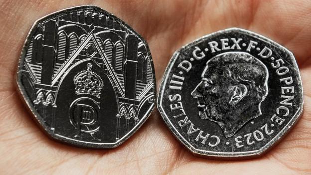 Special King Charles Coronation 50p coins issued - BBC News