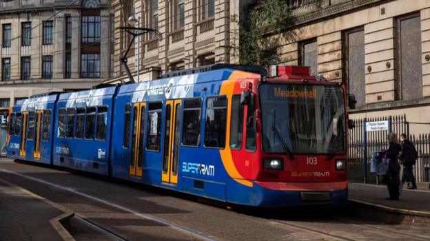 South Yorkshire Supertram disruption as upgrade work continues - BBC News