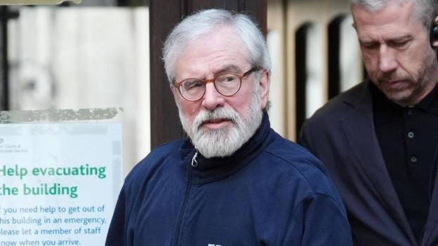 Civil case against Gerry Adams over IRA bombings withdrawn - BBC News
