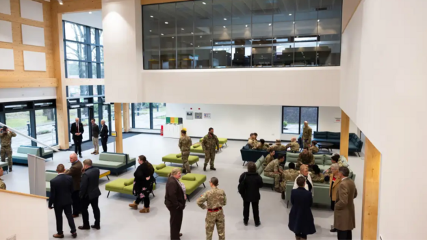 Surrey: Army training base opens £11m welfare centre at Pirbright - BBC ...