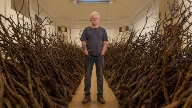 A life's artwork: 50 years of Andy Goldsworthy - BBC News